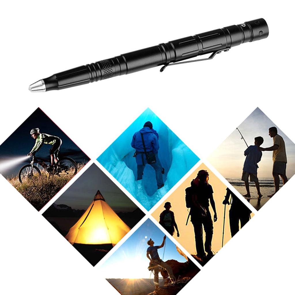 Buy 3508 Pen Clip Flashlight 3W LED Torch With Knife Head Outdoor ...