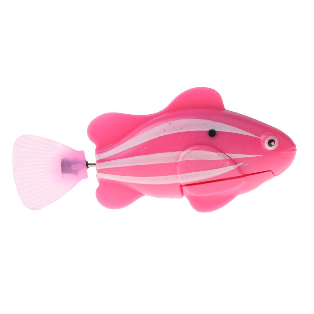Buy Electric Robot Swimming Fish Clownfish Water Toy Aquarium Decor ...
