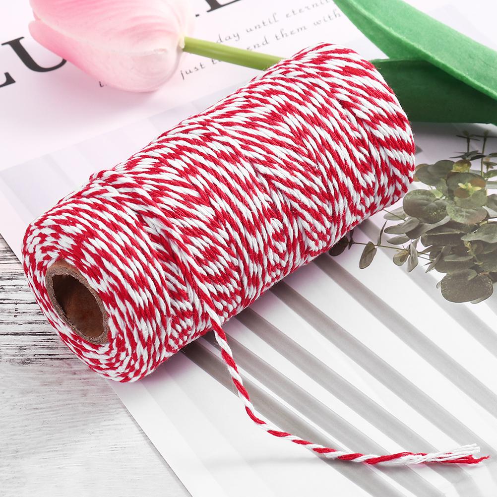 Buy 2 Rolls of 100m Cotton Twisted String Thread Bakers Twine for ...
