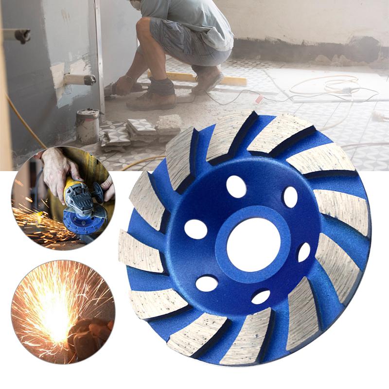 Buy 100mm 4" Diamond Segment Grinding Wheel Disc Grinder Cup 22mm Inner ...