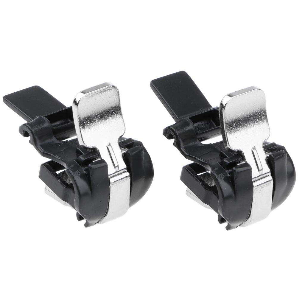2X Phones Eat Chicken Game Handle Trigger Button Key Metal Press Black ...