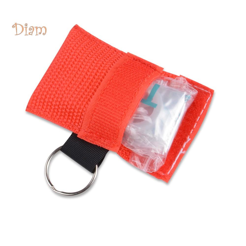 Tenfyer First Aid Keychain Emergency CPR Mask Respiration Breathing ...