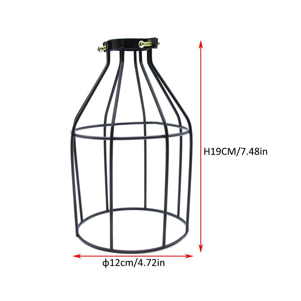 Buy 1/2/4 PACK Metal Bulb Guard Lamp Cage for Pendant Lights Lamp ...
