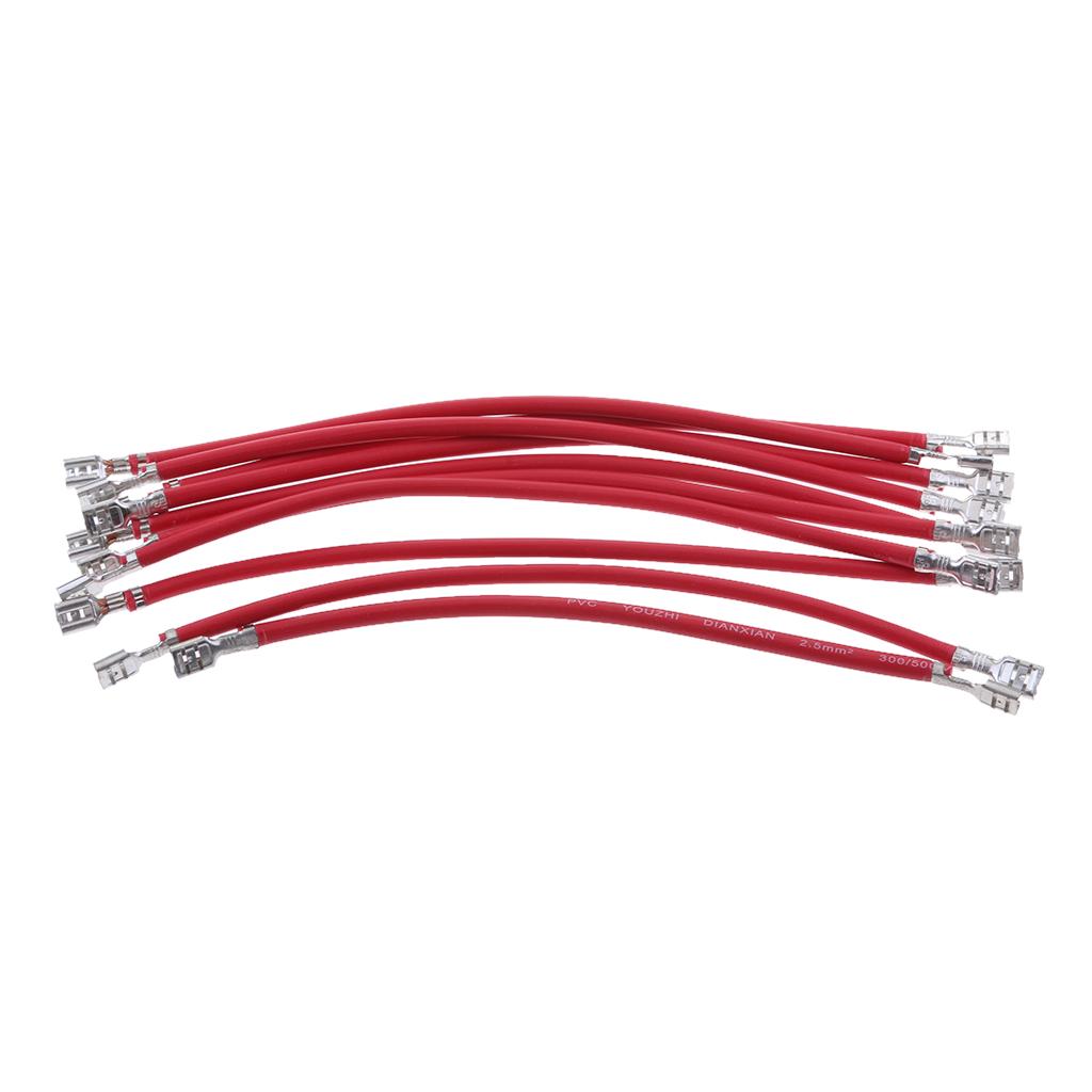 Buy 10xElectric Car Battery Cable Serial Line Power Socket Plug Cables ...
