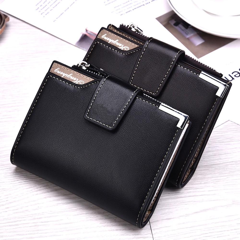 Buy Men Fashion Solid Color Hasp Multi Card Position Wallet Card Bag at ...