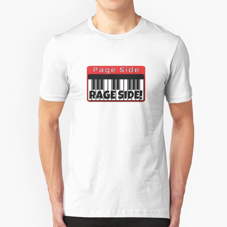 Buy Page Side Is the Rage Side Cotton White Tees Summer Men T Shirts ...