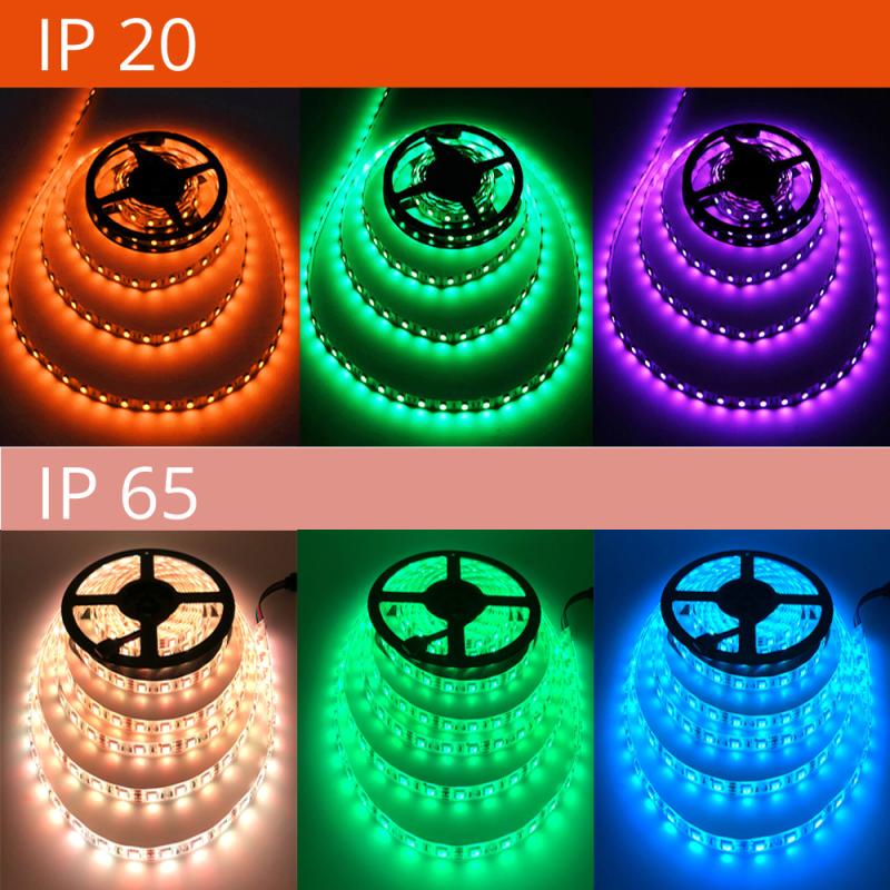 Buy LED Strip DC 12V Waterproof 60LEDs/m Flexible RGB Light for Home ...