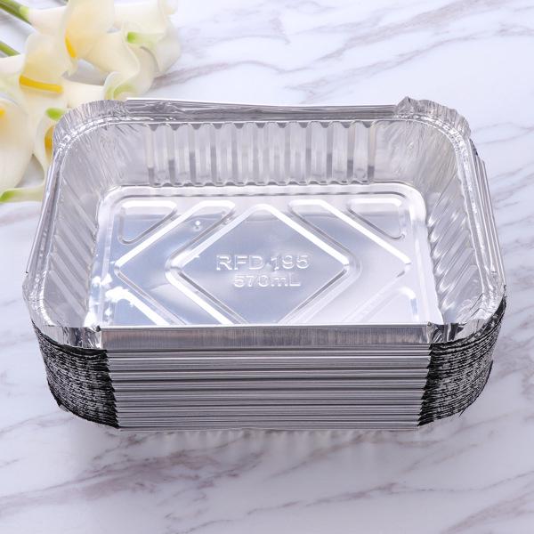 30pcs 570ml Disposable BBQ Drip Pan Tray Aluminum Foil Tin Liners for ...