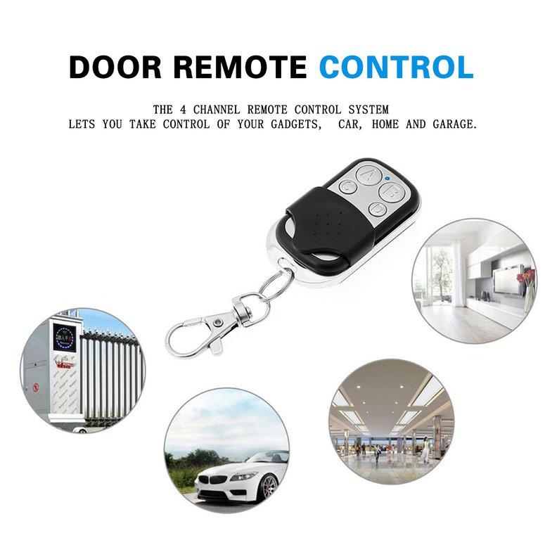 Buy 1pcs Door Remote 433Mhz 4 Channel Remote Control Use All 433 Mhz Fixed Code Key Chains Car ...