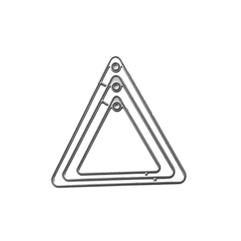 Buy Triangle Tag Metal Cutting Dies Stencil DIY Scrapbooking Album ...