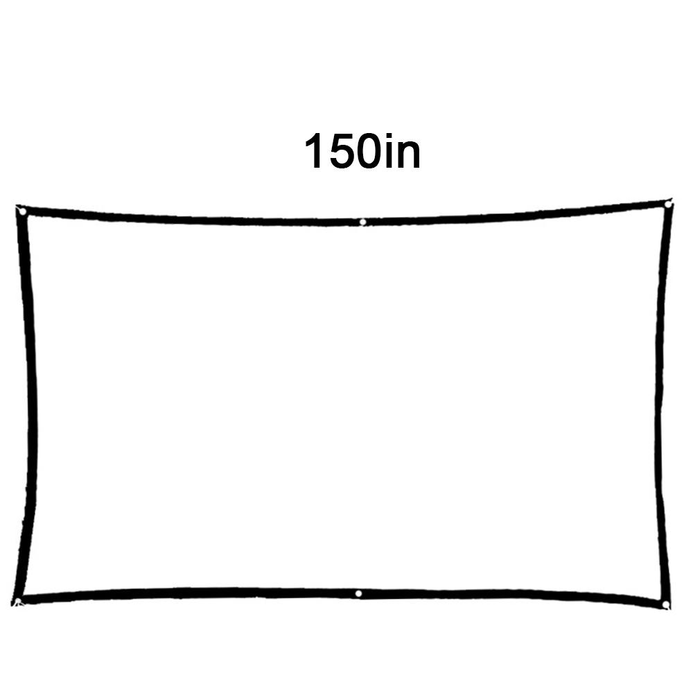 Buy Dacron 16: 9 Portable Wall Projection Screen HD Projector 60 "Home ...