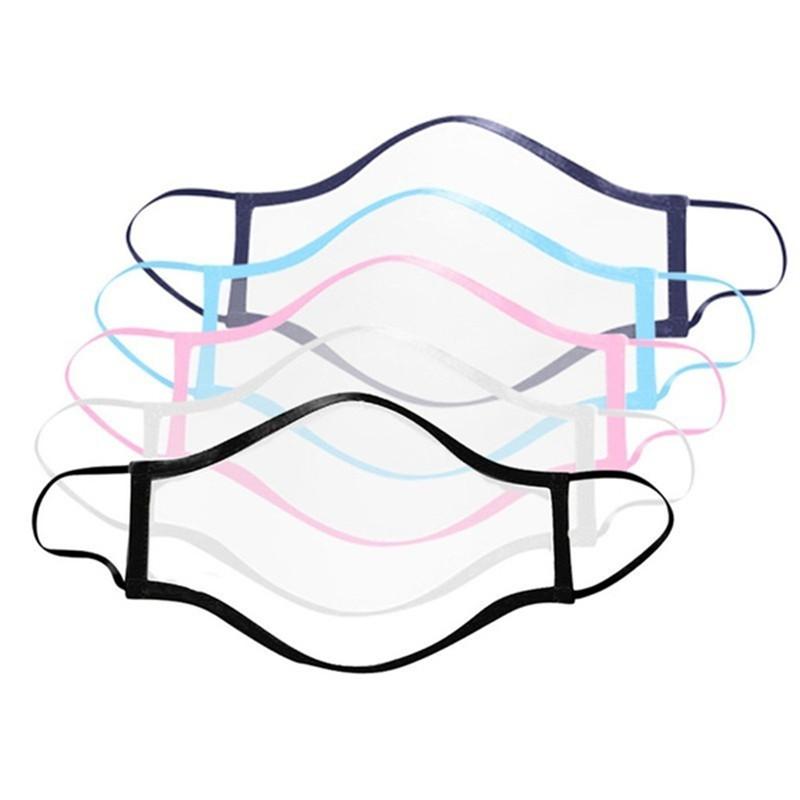 Buy Reusable Deaf-mutes Face Mask 3D Stereo Adult Dustproof Transparent ...