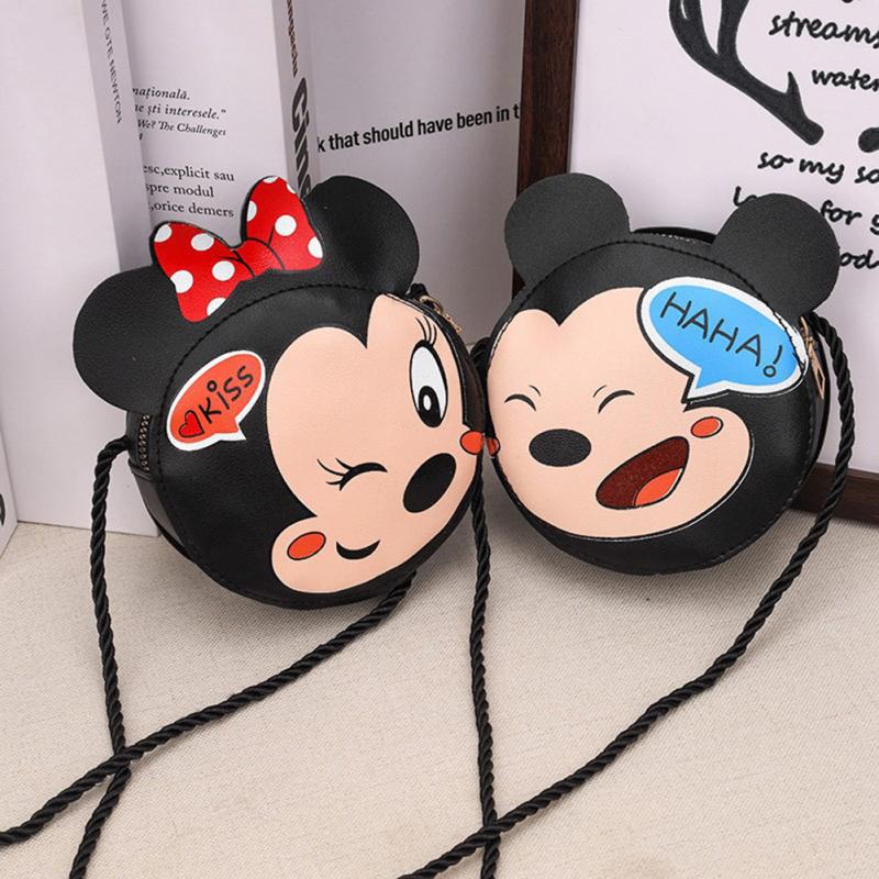 Buy Kids Fashion Shoulder Messenger Bag Pu Leather Coin Purse Cartoon ...