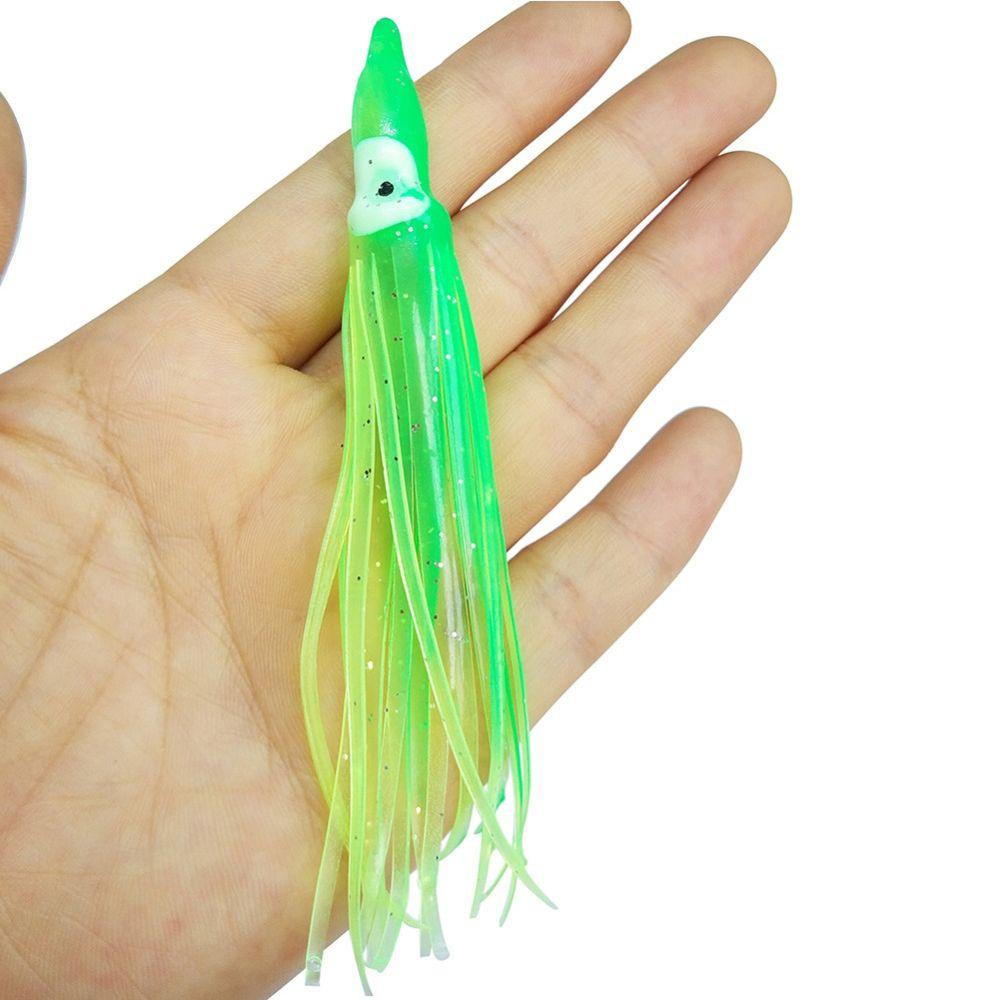 Cheap Random Portable Artificial Fishing Tackle Squid Skirt Lure Soft ...
