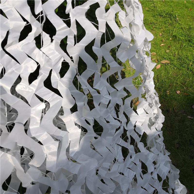 Cheap Size 2X3 3X3 3X4 4X5M 2 Layers Snow White Camouflage Net Sun ...