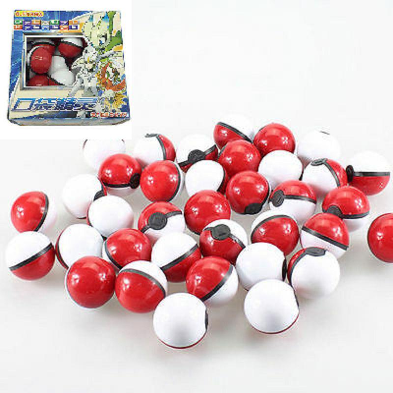 Buy 36pcs Go Pokeball Pop-up Ball & Mini Monsters Figures Kids Children ...