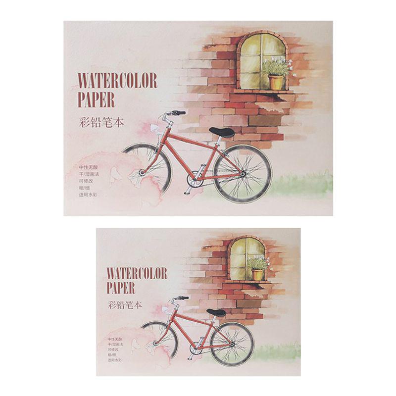 Buy 12Sheet A5/A6 Watercolor Sketchbook Paper for Drawing Painting ...