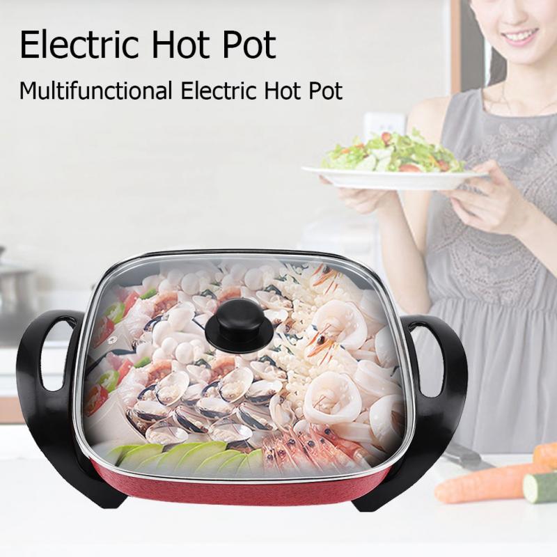 Buy 5L Multifunctional Electric Hot Pot Cookware Non-stick Cooking Pot ...