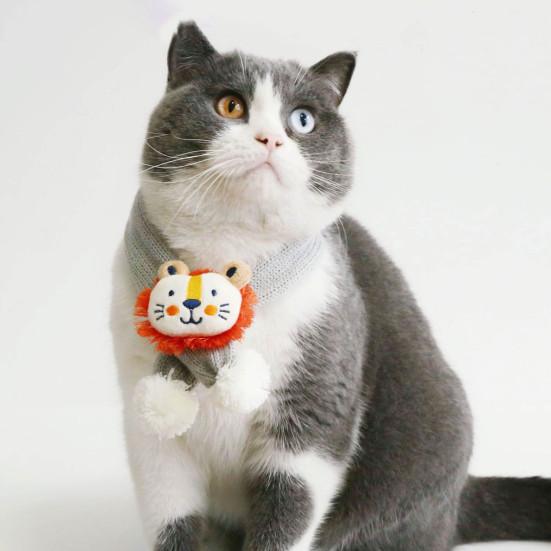 Kitten Neckerchief Lovely Decorative Soft Texture Stylish Casual Cat ...