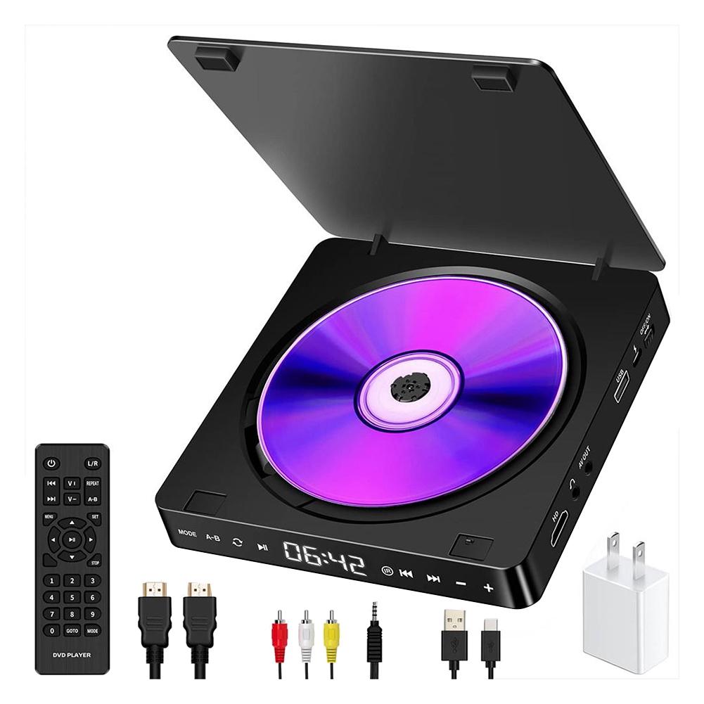 Buy Portable DVD VCD Player Hifi Stereo Speakers 1080P Multifunction ...