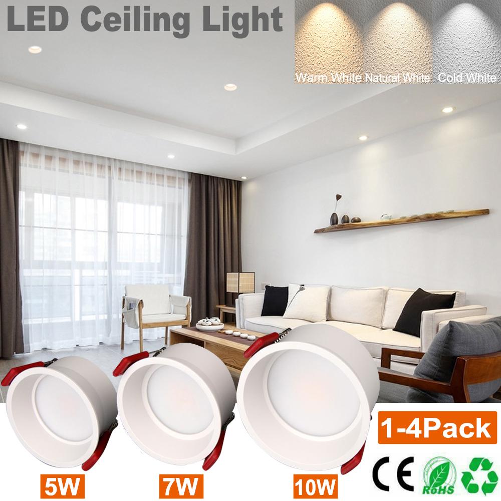 Buy LED Ceiling Downlight Indoor Lighting Bedroom Deep Anti-Glare LED ...