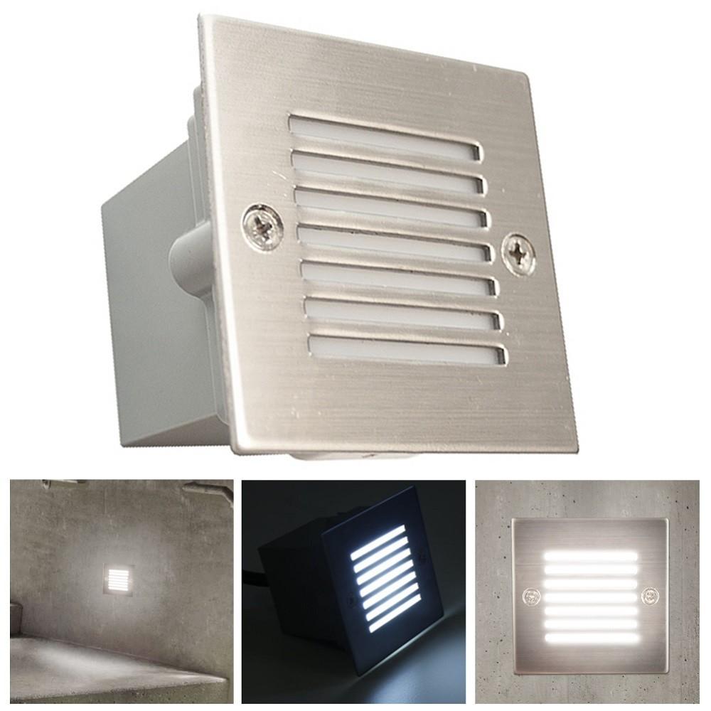 Cheap Outdoor Recessed Spotlight Terrace Garden Step Light 9 Led Metal ...