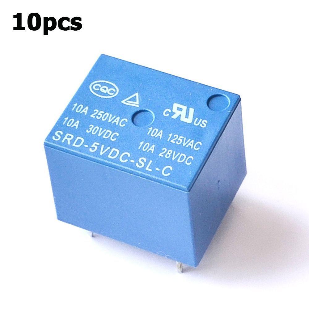 Mini Songle Relay 5V 10A 250V SPDT 5-Pins PCB SRD-05VDC-SL-C Relays ...