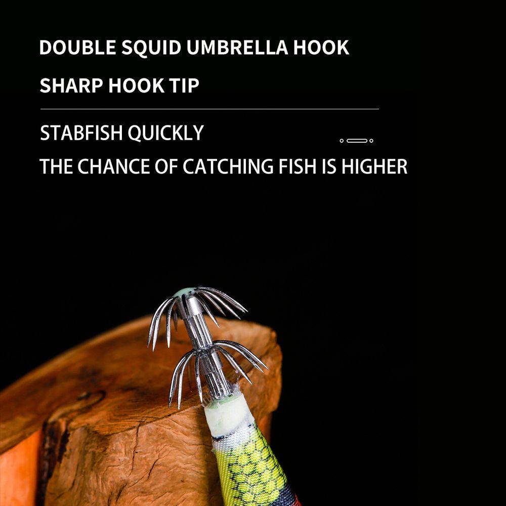 Cheap 30g 115mm Luminous Lifelike Jigs Octopus Bait Wood Shrimp Lures Fishing Tackle Squid Hook ...