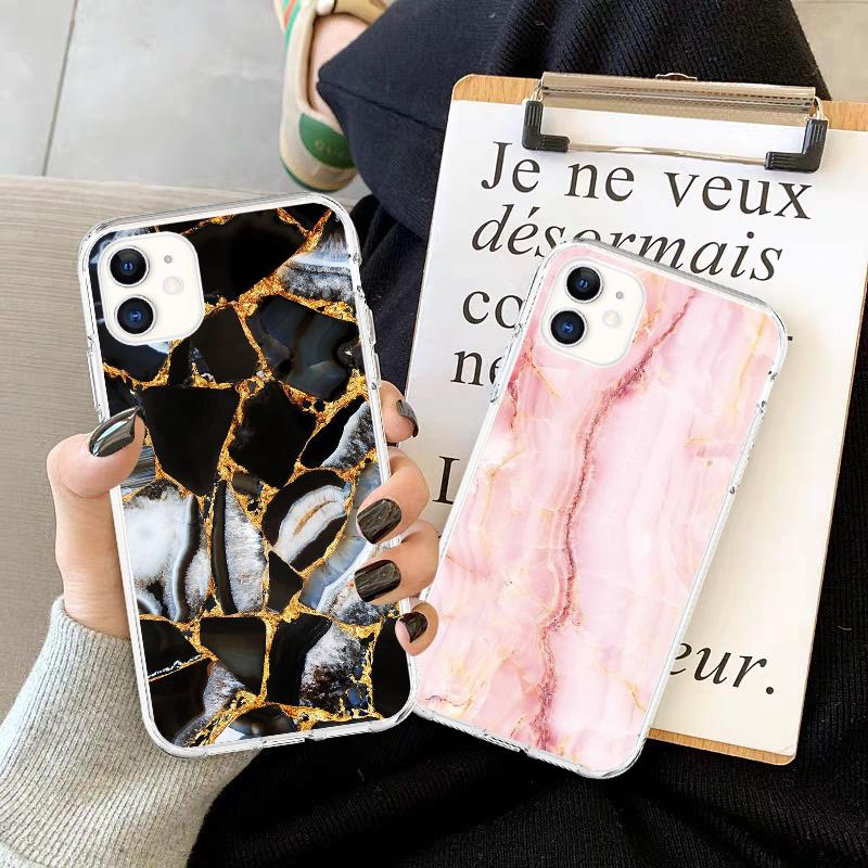 Buy Marble pattern TPU Mobile Phone Shell for iPhone 6 7 iPhone 8 Plus ...