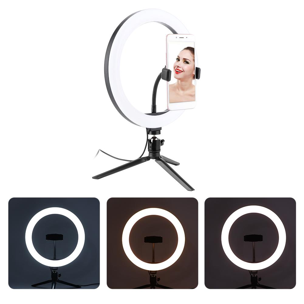Buy USB LED Dimmable Fill Light Portable Makeup Selfie Lamps+Tripod ...