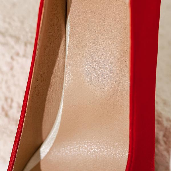 Buy Red Black Women Pumps Med Heel Small Big Size 30 48 at affordable ...