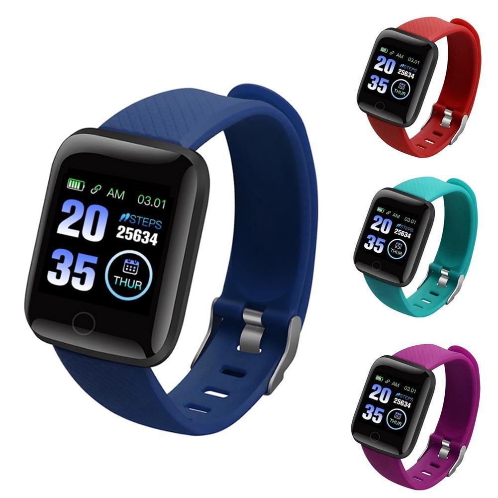 Color Screen Smart Watch Bracelet Heart Rate Blood Fitness Sleep ...