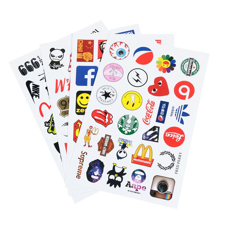 Buy Mini Logo Stickers Personalized Tide Brand Mobile Phone Water Cup ...