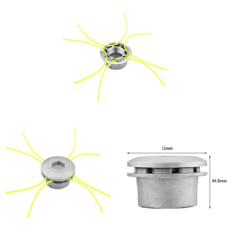 Buy Line Trimmer Head Grass Head Grass Cutting Thread Lines Aluminum ...