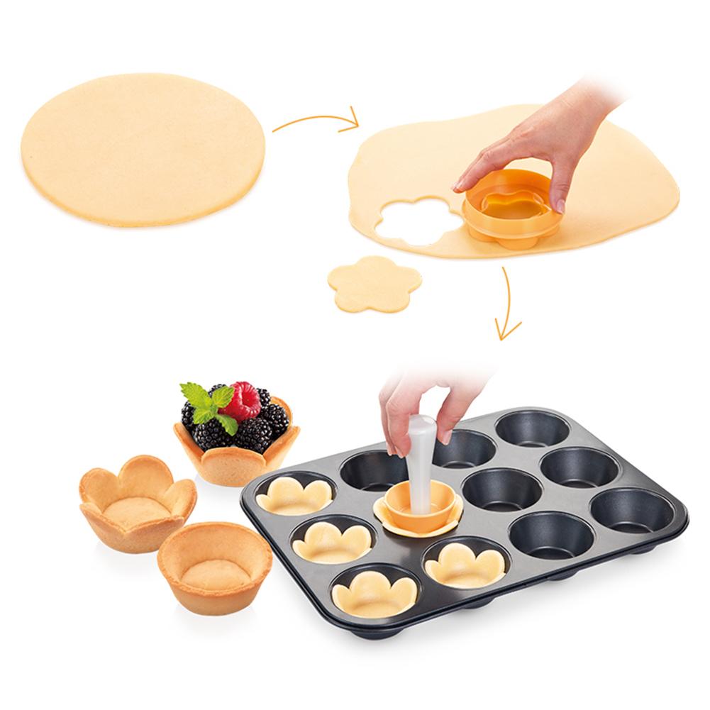 Buy Baking Tool Dough Egg Tart Shells Mold DIY Pastries Biscuit Cupcake ...