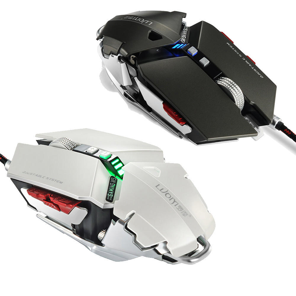 Buy LUOM G50 Wired Programmable Professional Optical Mechanical Gaming ...