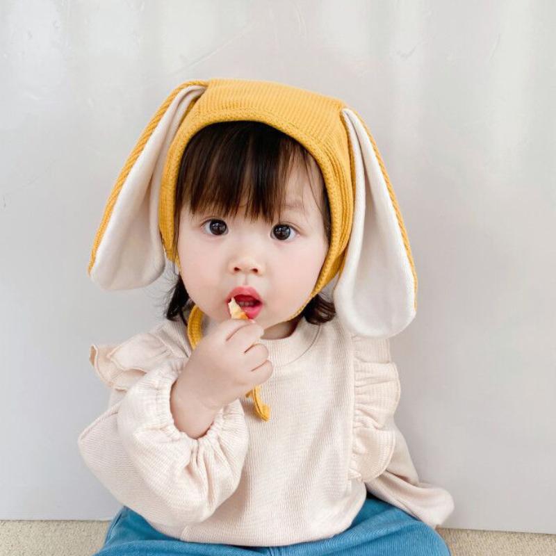 Buy Baby Hat Spring and Autumn Thin Section Cute Super Cute Rabbit Ears ...