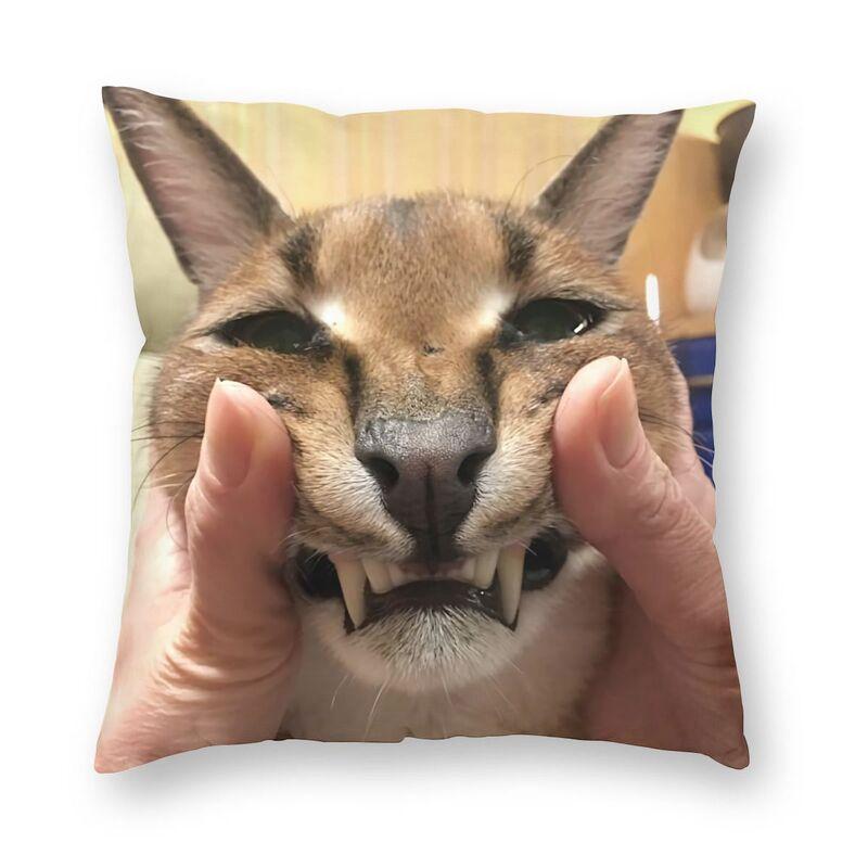 Satın alın Funny Caracal Cat Floppa Meme Nordic Throw Pillow Cover ...