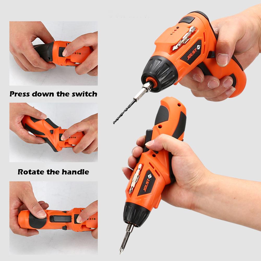 Buy 4.2V Cordless Electric Screwdriver USB Rechargeable Mini Hand Power ...