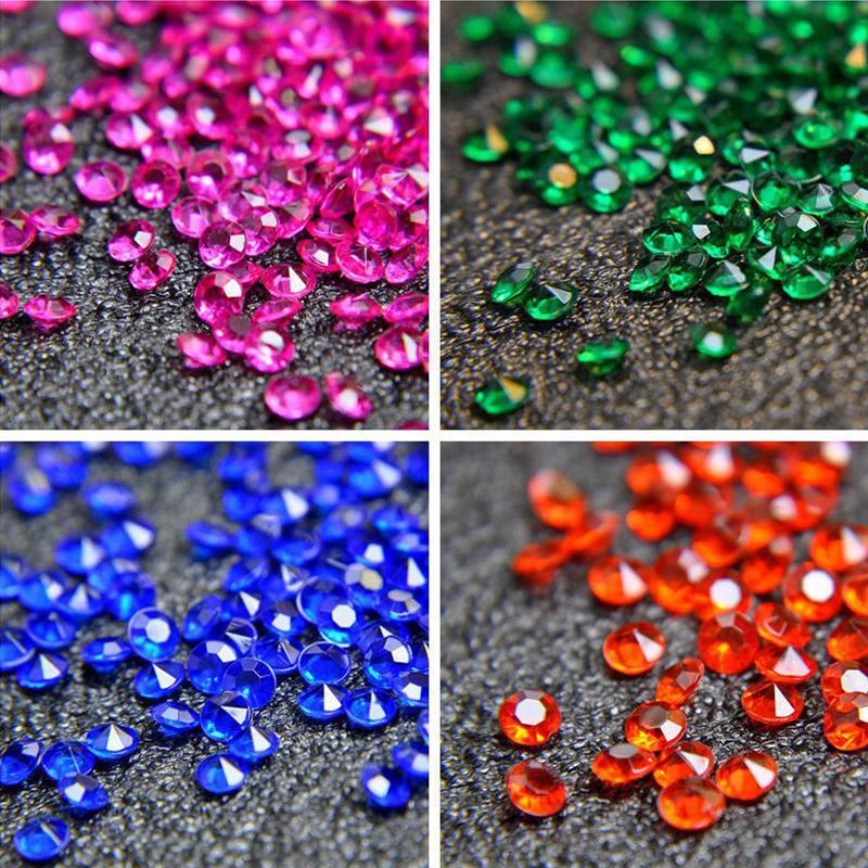 Buy Nail DIY Glass Sharp Bottom Drill Embroidery Diamond Rhinestones ...
