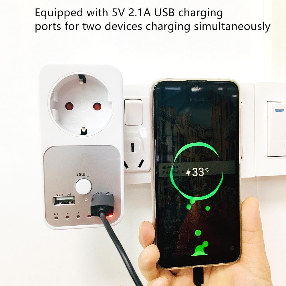 Buy Electrical Outlet Plug Timer Socket Countdown Smart Time Setting Swtich at affordable prices ...