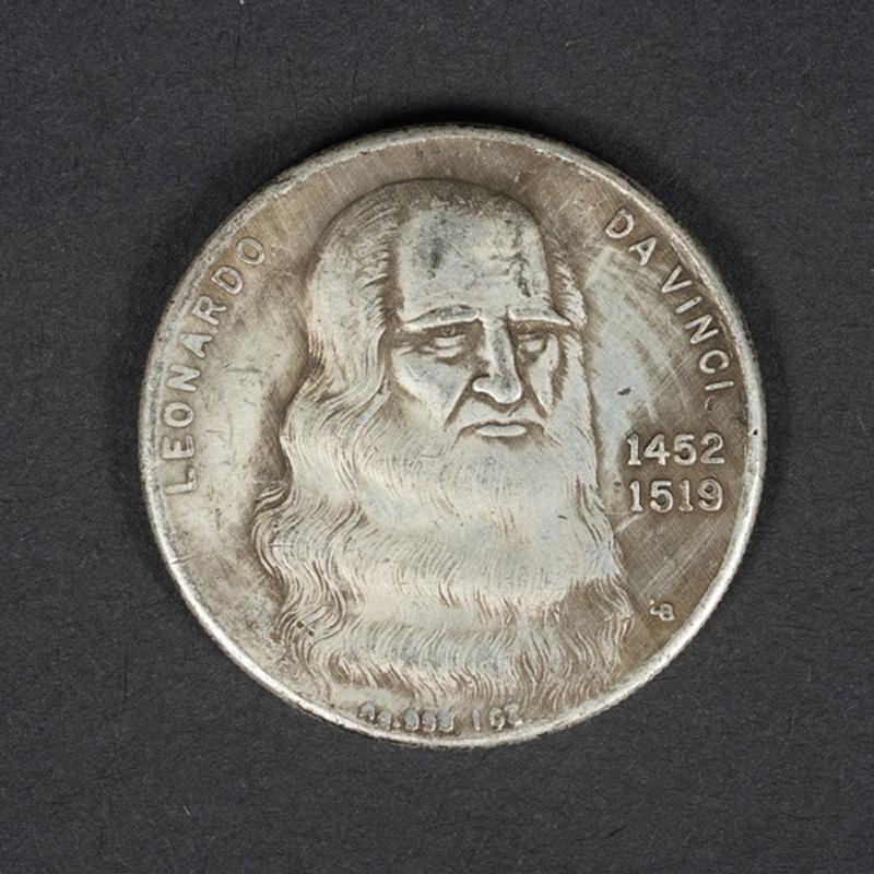 Buy 1452-1519 Leonardo Da Vinci DaVinci Silver Coin Collecting ...