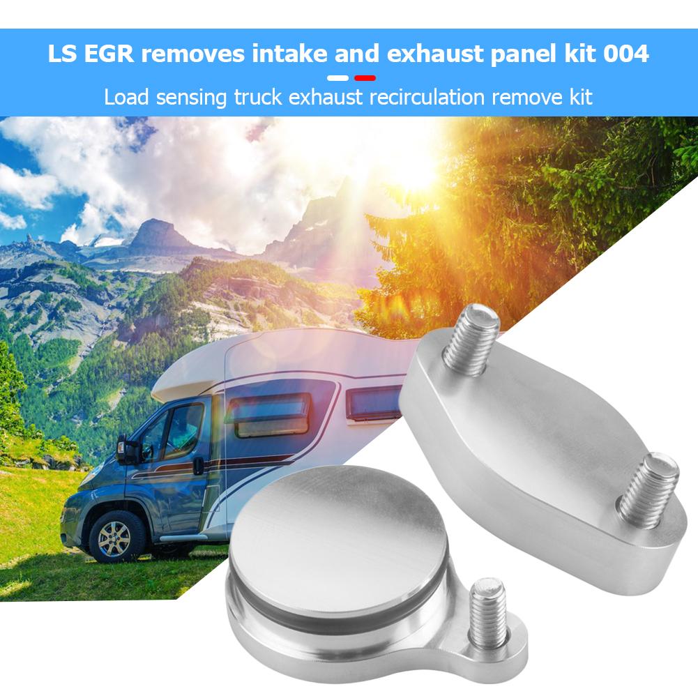 Buy LS EGR Delete Intake Exhaust Manifold Block Off Plate LSX 4.8L 5.3L ...