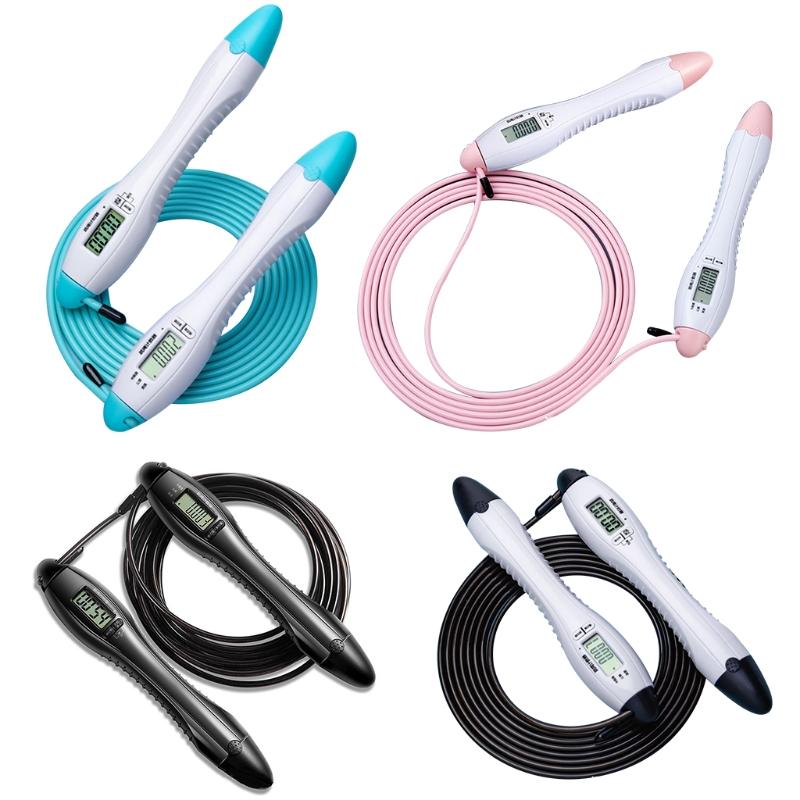 Buy Unisex LCD Digital Display Skipping Jump Rope Fitness Training ...