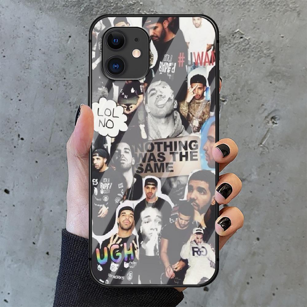 Drake Tempered Glass Phone Case Cover For IPhone 6 7 8 11 12 13 x xs xr ...