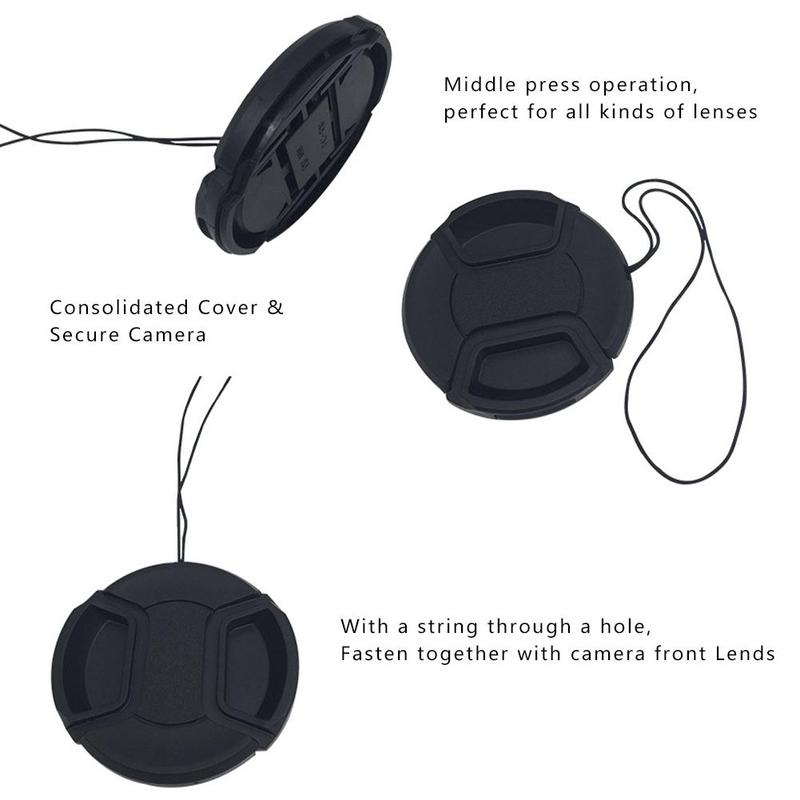 Buy 62mm 67mm Lens Cap Cover for Canon Nikon Sony Pentax Sigma Tamron ...