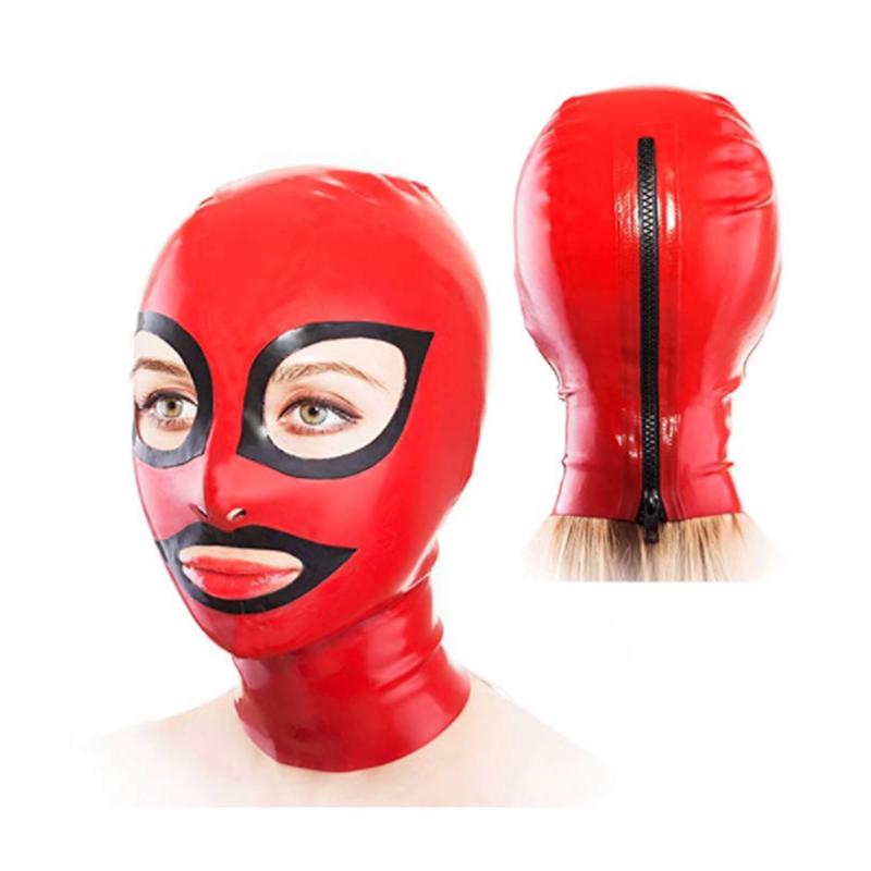 Buy Medical Silicone Customized Natural Latex Head Cover Sexy Mask and ...
