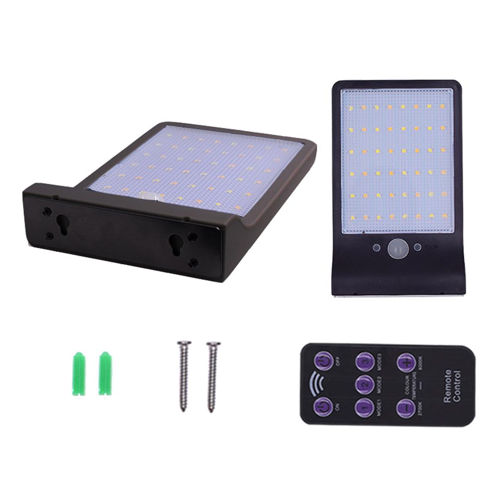 Buy 1 Set Solar Light Remote Control Wall-mounted Outdoor Waterproof ...