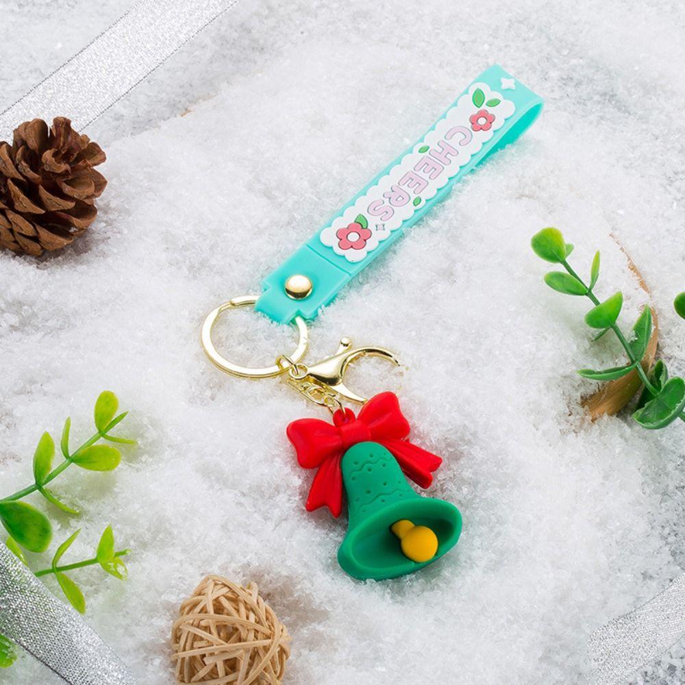 Buy Keyring Christmas Decoration Bag Charm Christmas Keychain Santa Key ...