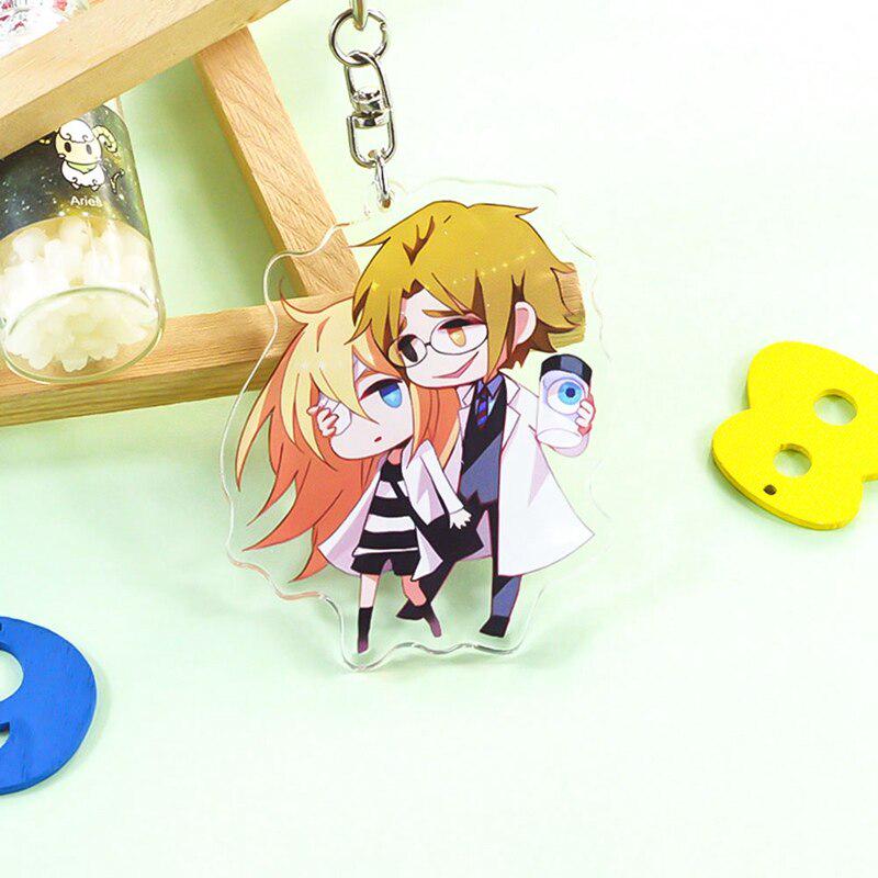 Buy Anime Angels Of Death Keychain Acrylic Keyring Cute Kawaii Figure ...